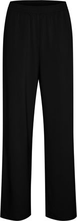 Kaffe Jerseyhose KAannika Damen Jerseyhose Hose Weite Bein Loosefit Traininghose S, Black Deep S