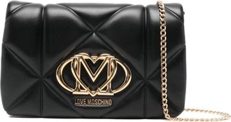 Love Moschino Femme, Sacs, Noir, Taille: ONE Size Sac bandouli&egrave;re matelass&eacute;