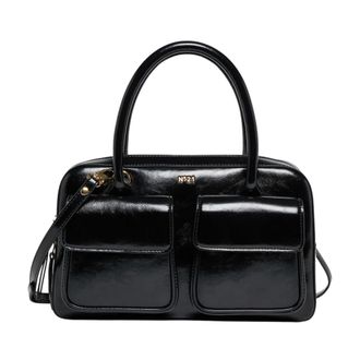 N&deg;21 Femme, Sacs, Noir, Taille: ONE Size Sac port&eacute; &eacute;paule &agrave; rabat