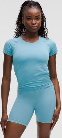 lululemon T-Shirt Swiftly Tech 2.0 Longueur taille pour Femmes - Bleu - Taille 10