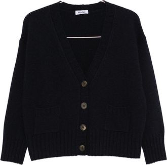 base Cardigan &agrave; col en V en laine Base