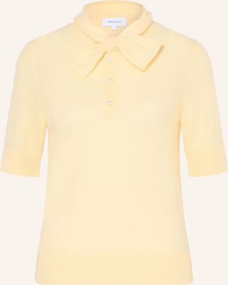 Darling Harbour Darling Harbour Strickshirt Mit Cashmere Und Schluppe gelb