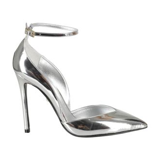 Alev&igrave; Silberne Metallische Spitze Abs&auml;tze - - Shoes - Damen - Grau - 36 EU