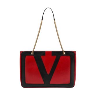 Valentino Garavani Viva Superstar Medium Tote - - Bags - Damen - Rot - ONE SIZE