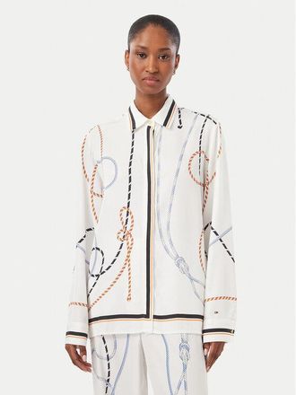 Tommy Hilfiger Hemd WW0WW51138 Wei&szlig; Regular Fit