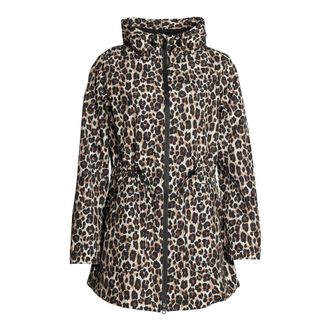 Danwear Leoparden Regenmantel - Atmungsaktiv und Wasserdicht - - Coats - Damen - Mehrfarbig - 2XL