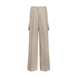 Dondup Pantalone Wide Leg Chino - - Trousers - Damen - Grau - XS