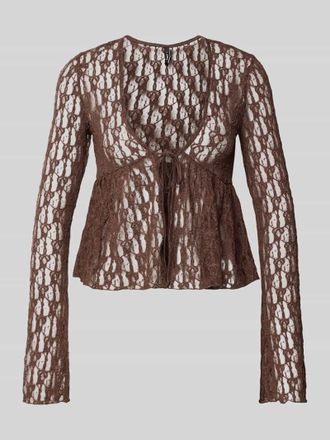 Only Shaped Fit Blusentop mit Bindeverschluss Modell LAYA
