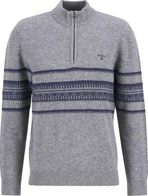 Barbour PUll col montant zipp&eacute; en coton