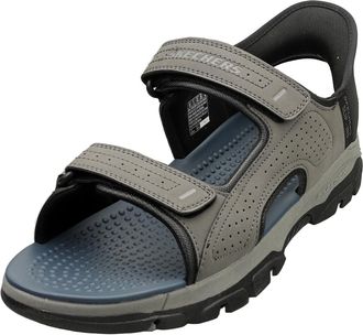 Skechers TRESMEN - REECE Herren Grey Sandalen Wanderschuhe Herren, grey mel&eacute;, 40 EU