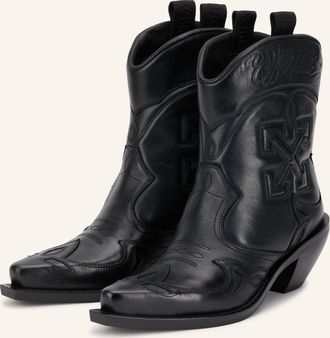 Off-white Cowboy Boots Santiago schwarz