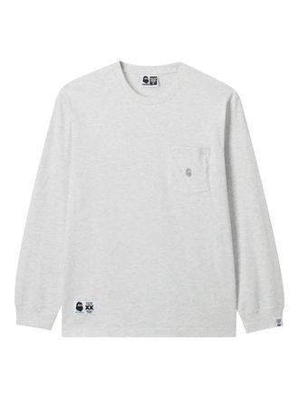 Fingercroxx t-shirt &agrave; manches longues - Gris