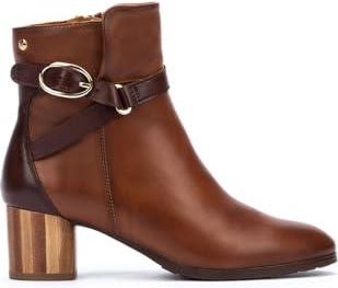 Pikolinos Bottines &agrave; Talon en Cuir CALAFAT pour Femme Color Cuero