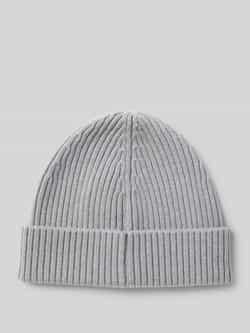 HUGO BOSS Beanie aus reiner gerippter Schurwolle Modell XOLA