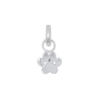 Amor Charm 925 Sterling Silber Damen Charms, 1,7 cm, Silber, Pfote, Kommt in Schmuck Geschenk Box, 2038475