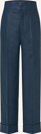 Max Mara Marlenehose Anselmo Aus Leinen blau