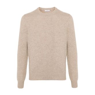 Malo Rundhals-Pullover - - Knitwear - Herren - Braun - XL