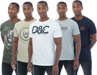 Duck and Cover Cheymore T-Shirt f&uuml;r Herren (5er-Pack) (Bunt)