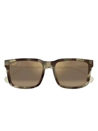 Maui Jim lunettes de soleil à monture carrée - Vert