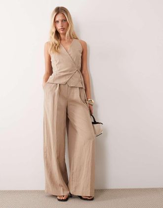 Mango combinaison ajust&eacute;e beige-Neutre