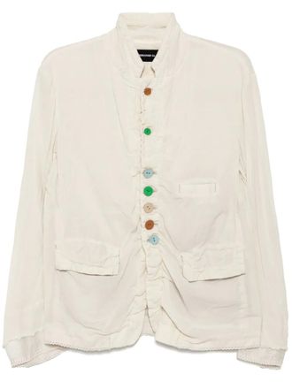 Undercover blazer &agrave; simple boutonnage - Blanc