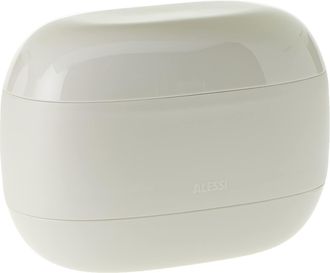 Alessi Food à Porter | SA02 G - dreiteilige Brotbox aus Thermoplastik-Kunststoff, Grau, 10 cm