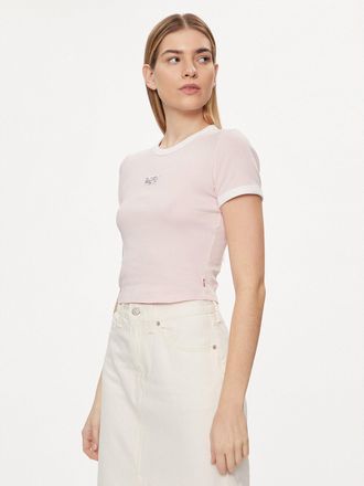 Levi's T-Shirt Graphic Ringer A3523-0060 Rosa Slim Fit
