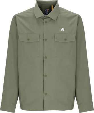 K-Way Homme, Chemises, Vert, Taille: L Umbert Overshirt