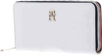 Tommy Hilfiger TH Essential SC Zip Around Corp Wallet L Ecru