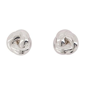 Self Portrait Womens Knot Earrings Self Portrait Metal Silver Jewelry-Watches