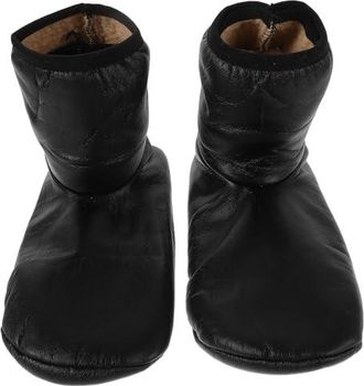 Yardwe Chaussettes Hautes Imperméables en PU Doublées Polaire pour Homme et Femme Taille 40-42 Chaussettes DHiver Épaisses et Isolantes Antidérapantes pour A