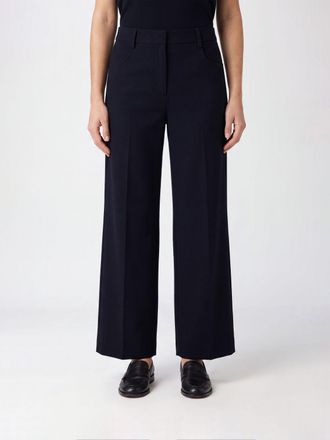 Max Mara S Max Mara Pantalon Gela en m&eacute;lange de coton &agrave; jambe large