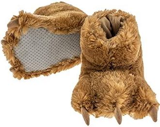 Lazy One Unisexe Brown Bear Paw Slipper Pantoufles Adulte Large