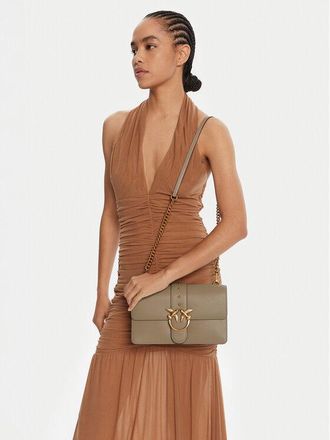 Pinko Handtasche Love One Classic ST.CL Al 25-26 PLTT 105857 A0F1 Grau