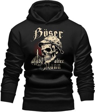 Lobo Negro Kapuzensweatshirt Hoodie für den etwas älteren Nörgler: Böser Alter Mann