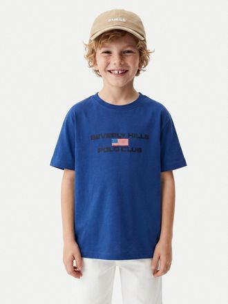 Beverly Hills Polo Club T-Shirt P-SS26B-TS0132 Blau Regular Fit