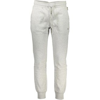 Napapijri Graue Sport Fleece Hose mit Logo - - Trousers - Herren - Grau - 2XL