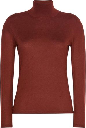 Max Mara Pull &agrave; col roul&eacute; en cachemire - Femme - Pulls - Brun - Taille: 40 FR