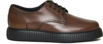 Hogan Brown Lace-Up Striped Bottom - Gr. 8_5 - in Braun