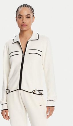 Liu Jo Strickjacke TF5250 MS59L &Eacute;cru Regular Fit