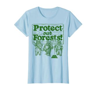 Star Wars Ewoks sch&uuml;tzen unser Waldcamp T-Shirt