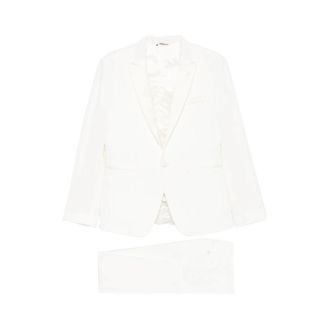 Reveres 1949 Einknopf-Sakko - - Suits - Herren - Wei&szlig; - S
