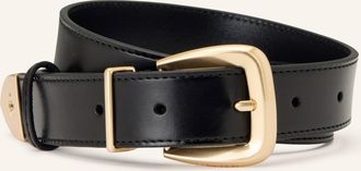 Calvin Klein Lederg&uuml;rtel schwarz