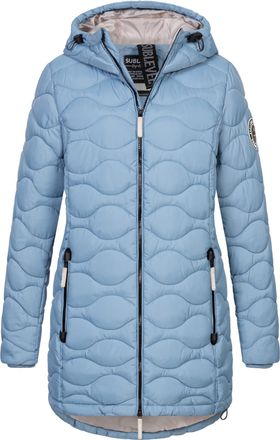 Sublevel Damen Winter Jacke Mantel Parka Steppjacke Steppmantel Wintermantel, Farbe:Blau, Gr&ouml;&szlig;e:XL 42
