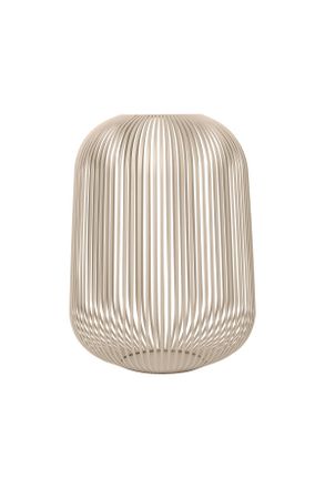Blomus Laterne Lito, Beige, Metall, oval, 45 cm, Dekoration, Windlichter & Laternen, Laternen