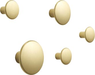 MUUTO Pat&egrave;res en laiton The Dots - Set de 5 Muuto
