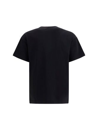 Palm Angels Mens Palm Island T-Shirt Black-Multicolor Cotton T-Shirts And Polos