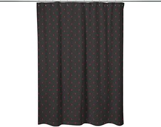 Bonamaison Le Jardin du Lin Digital Gedruckter Duschvorhang, Badewannenvorhang, Duschvorhangringe Enthalten, Größe: 140x200 cm - Entworfen und Hergestellt in der