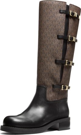 Michael Kors DARRINGTON BOOT BROWN BLK Damen, EU 40.5