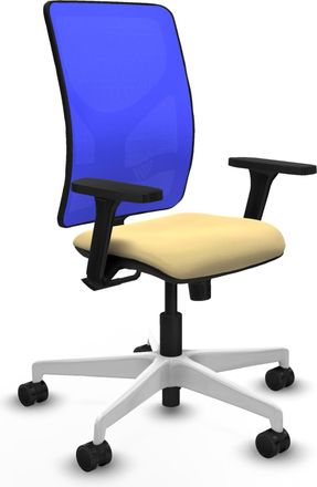 Piqueras y Crespo B&uuml;rostuhl, verstellbare Armlehne, h&ouml;henverstellbare Lendenwirbelst&uuml;tze, ausgestattet mit 3 Positionen und Schneideschaum. Mit Rollen von 65 mm Nylon, 